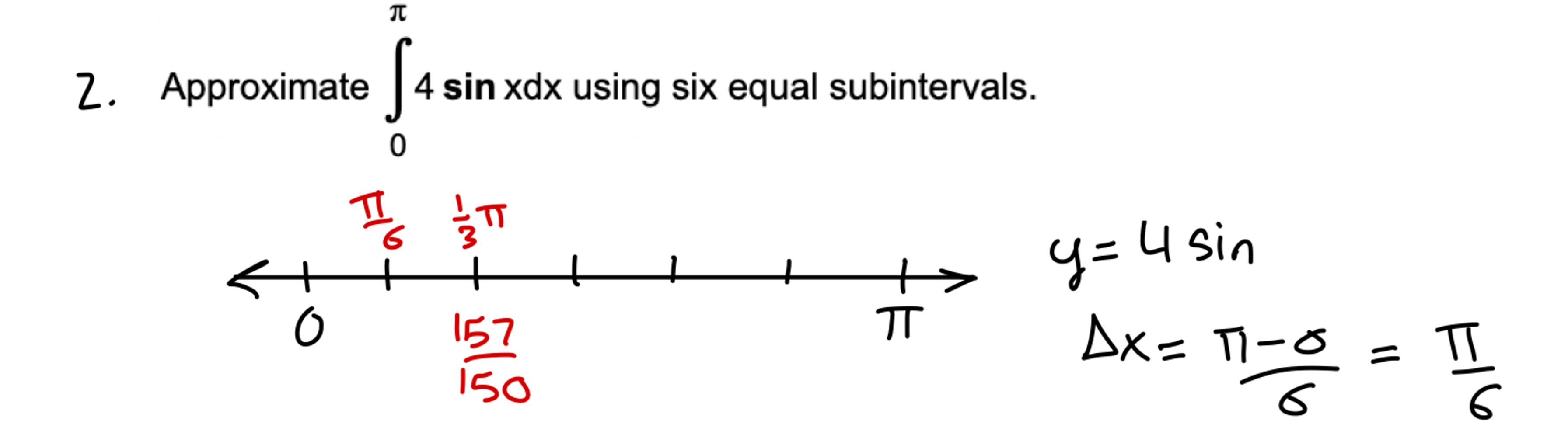 Solved Approximate ∫0π4sinxdx ﻿using six equal subintervals. | Chegg.com