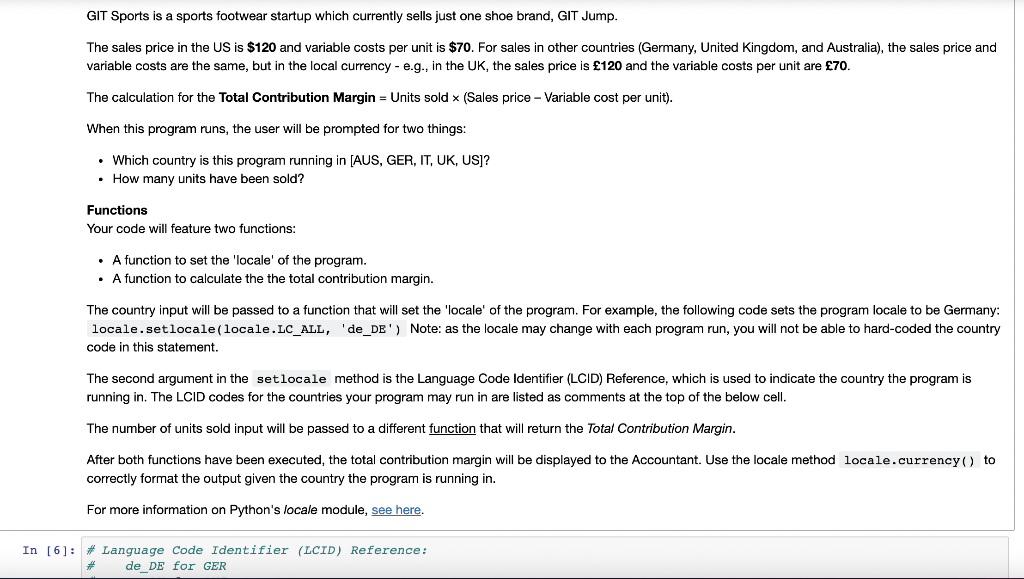 Solved GIT Sports is a sports footwear startup which | Chegg.com
