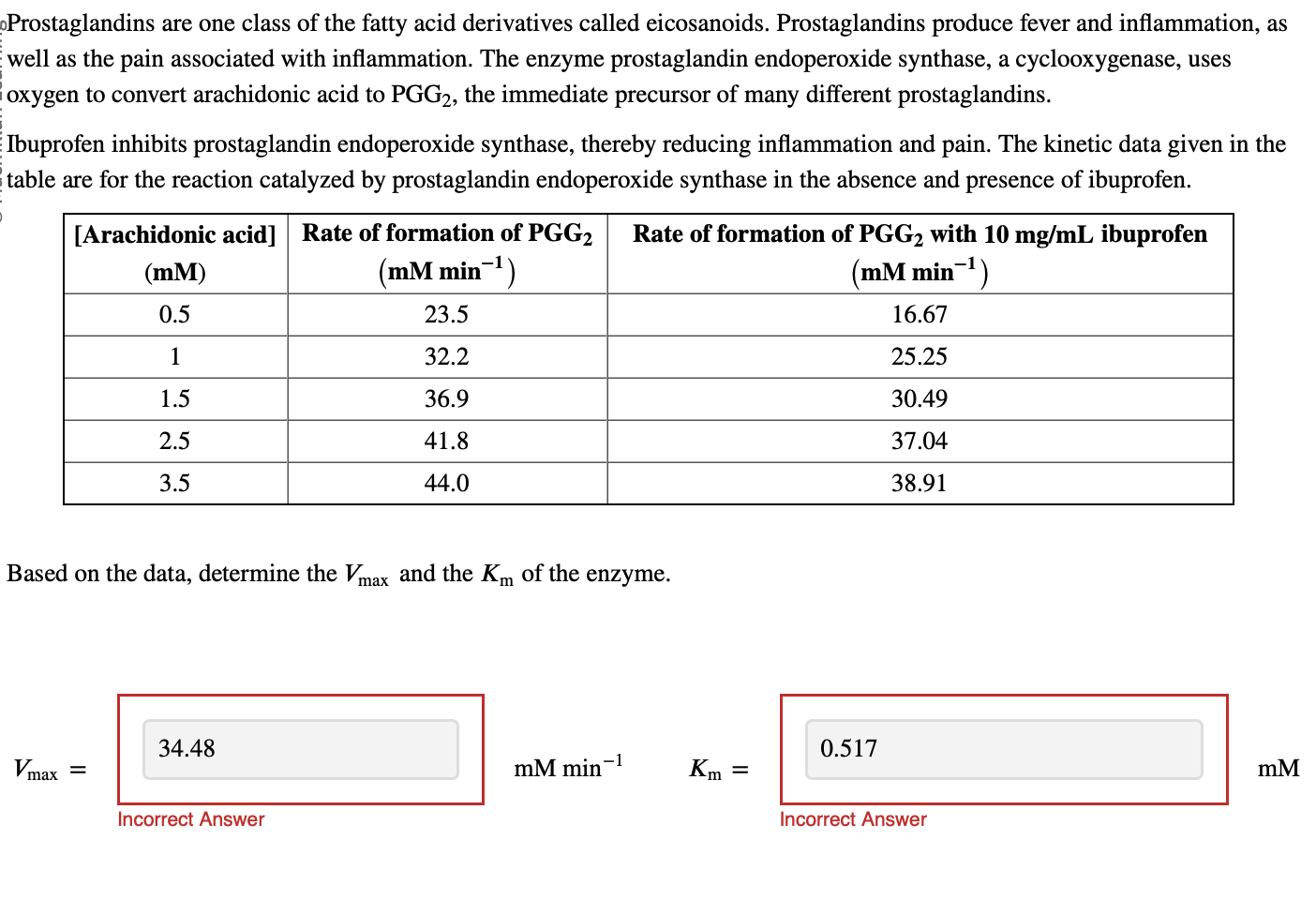 Solved Please help!! Need help finding the Vmax and Km. | Chegg.com Solved Please help!! Need help finding the Vmax and Km. | Chegg.com
