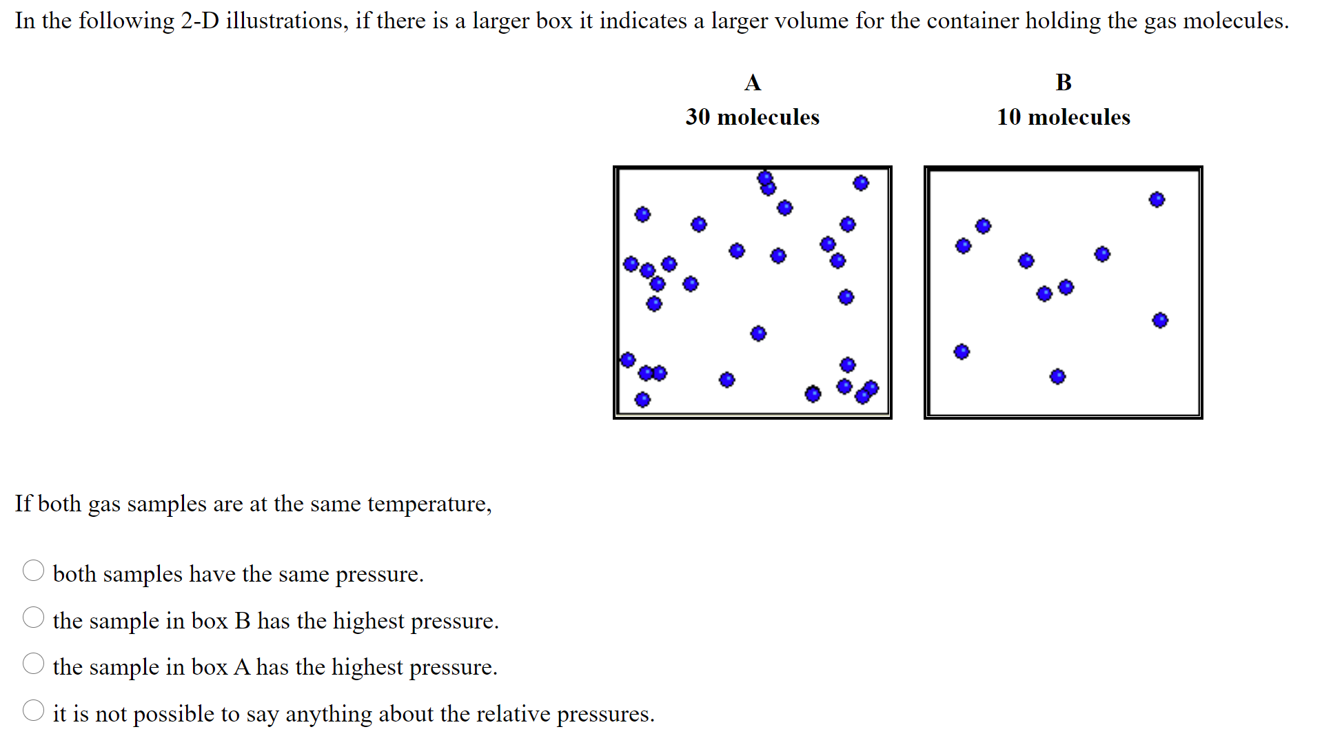 Gas Molecules In A Container