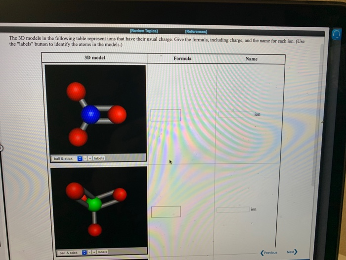 Solved The 3D models the "labels" button to identify the | Chegg.com