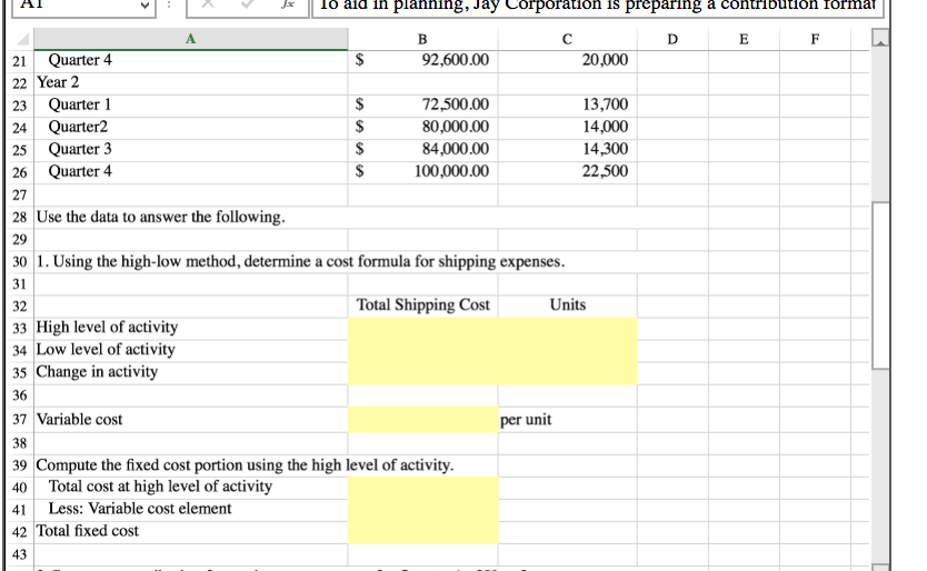 Solved 1. Analyze a mixed cost using a scattergraph plot and | Chegg.com