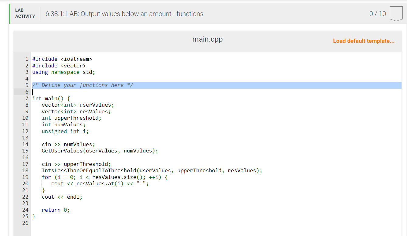 Solved Write a program that first gets a list of integers | Chegg.com