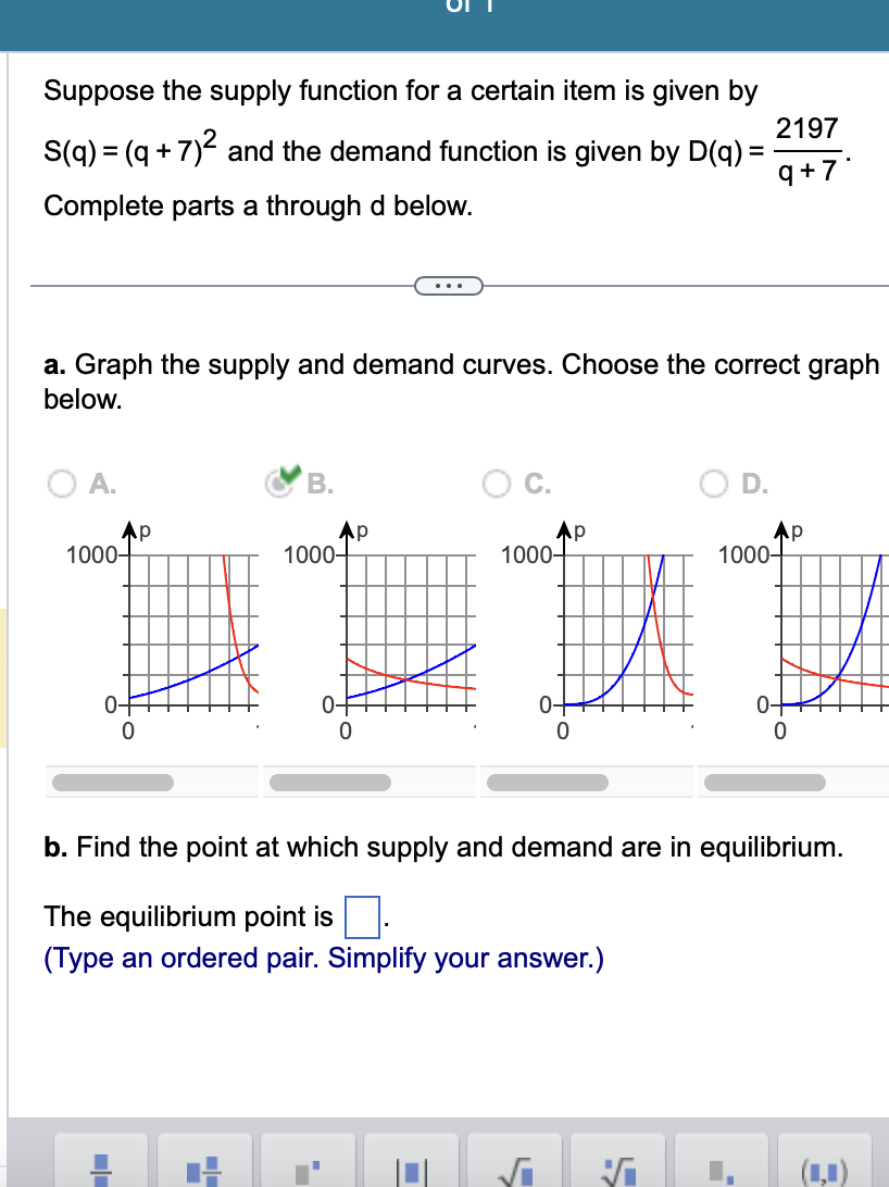 Solved Suppose the supply function for a certain item is | Chegg.com