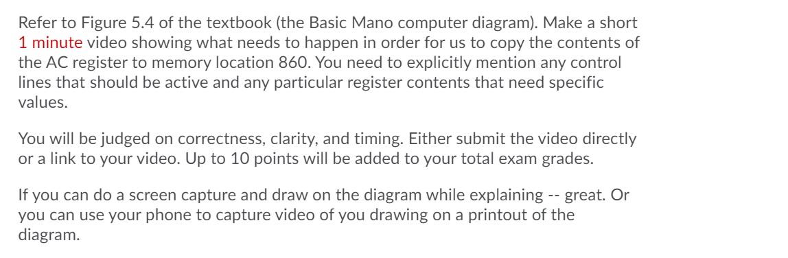 Solved Refer to Figure 5.4 of the textbook (the Basic Mano | Chegg.com