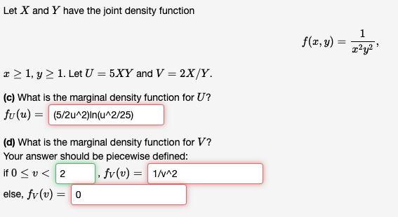 Solved Let X and Y have the joint density function | Chegg.com