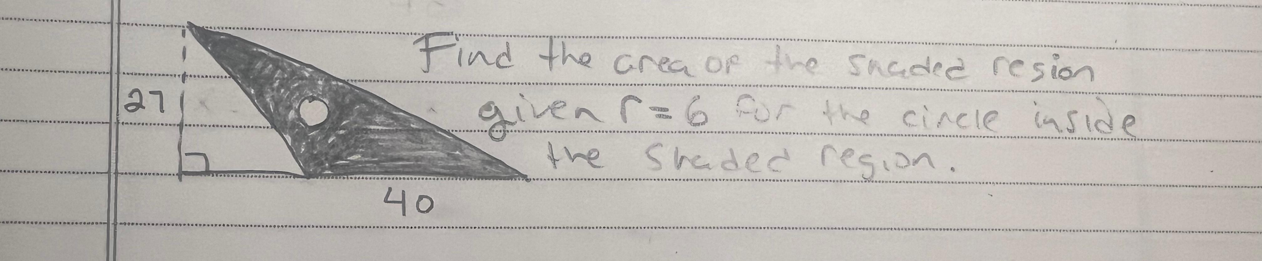 Solved and the area of the suaded resion given r=6 for the | Chegg.com
