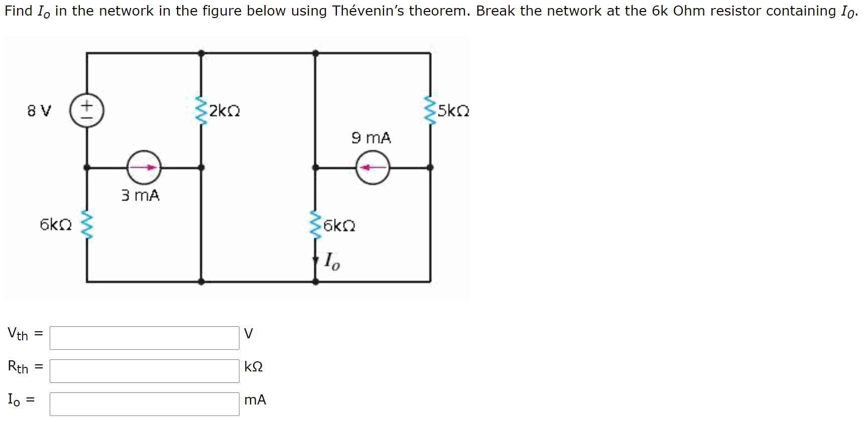 Solved Use Norton's theorem to find Vo in the network in the | Chegg.com