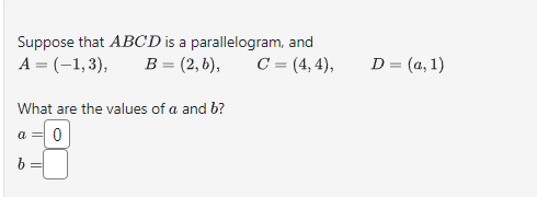 Solved Suppose that ABCD is a parallelogram, and | Chegg.com