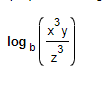Solved logb(x3yz3) | Chegg.com