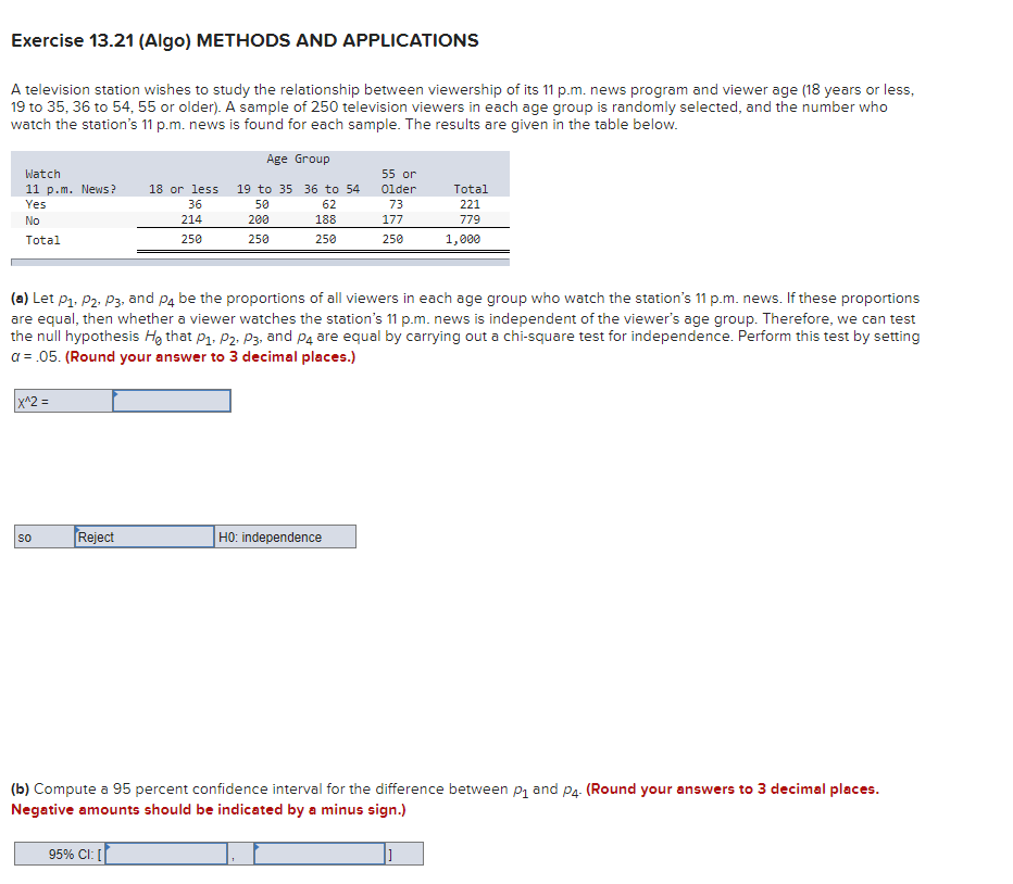 Solved Exercise 13.21 (Algo) METHODS AND APPLICATIONS A | Chegg.com