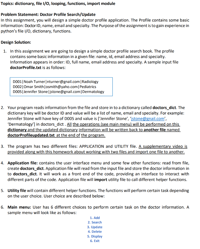 Solved 2. Your program reads information from the file and | Chegg.com