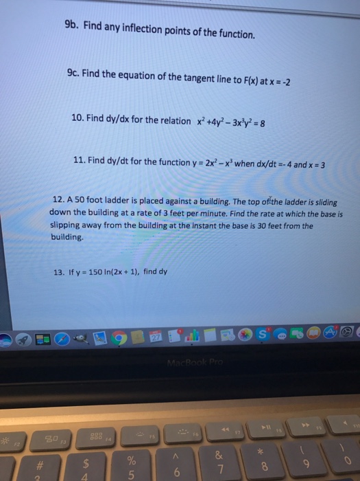 Solved For1through 5, find the derivative of each function. | Chegg.com