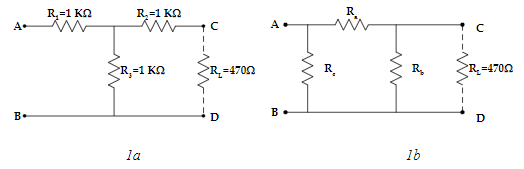 Solved Figure 1a is a star circuit and 1b is a delta | Chegg.com