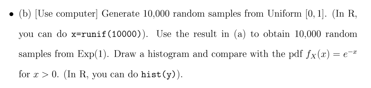 Solved Suppose X follows an exponential distribution | Chegg.com