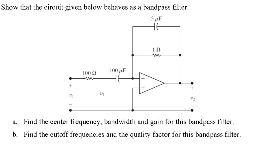 [Solved]: Show that the circuit given below behaves as a ba