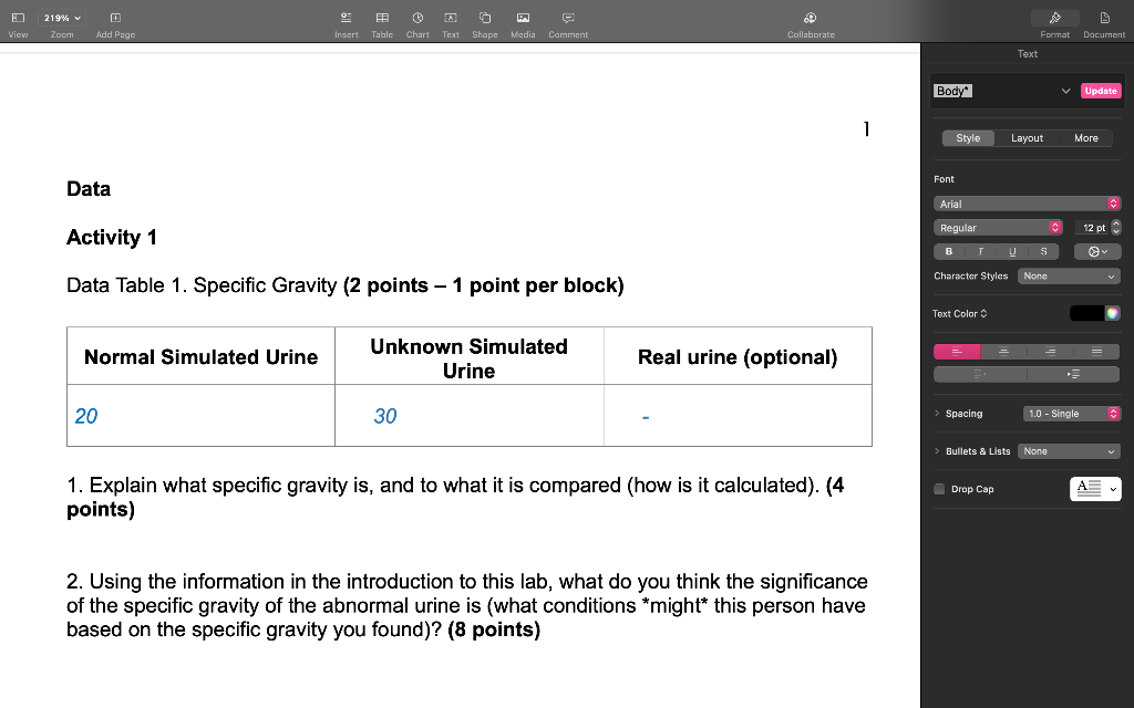 Solved ER 219% Zoom View Add Page Insert Table Chart Text | Chegg.com