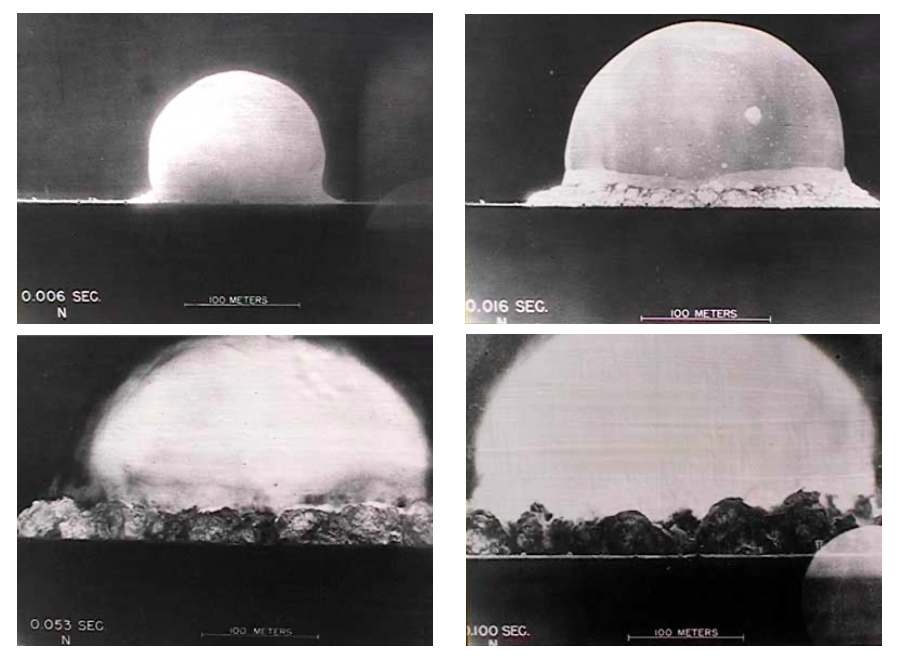 The first explosion of an atomic bomb was the Trinity | Chegg.com