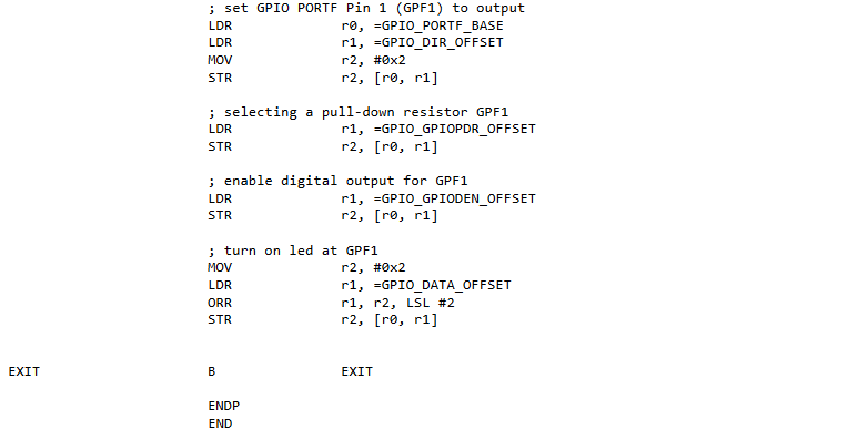 Solved Write an ARM assembly program that displays all color | Chegg.com
