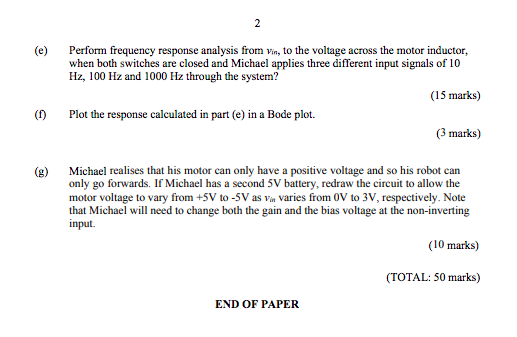 Please Note i only need solutions for Part E , F , | Chegg.com