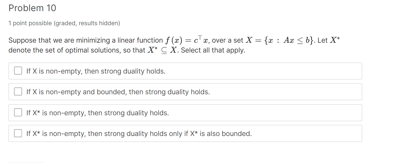 Solved 1 point possible (graded, results hidden) Suppose | Chegg.com