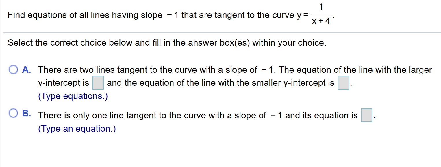 Solved 1 Find equations of all lines having slope - 1 that | Chegg.com