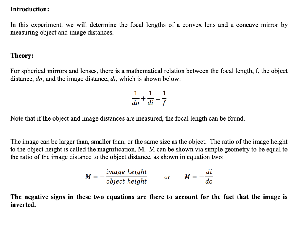 Solved Introduction: In this experiment, we will determine | Chegg.com