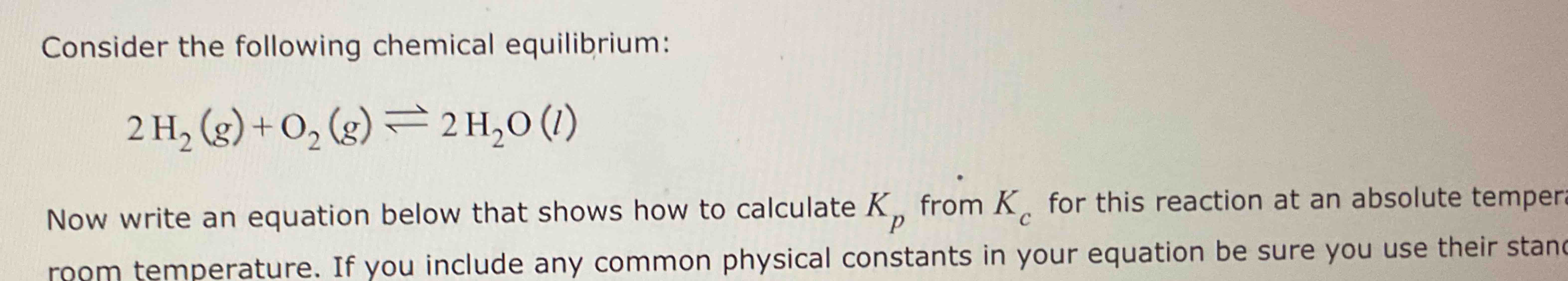 Solved Consider the following chemical | Chegg.com
