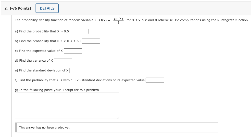 Solved The function F(x)=228x4−6x−4 for 2≤x≤4 and 0 for x