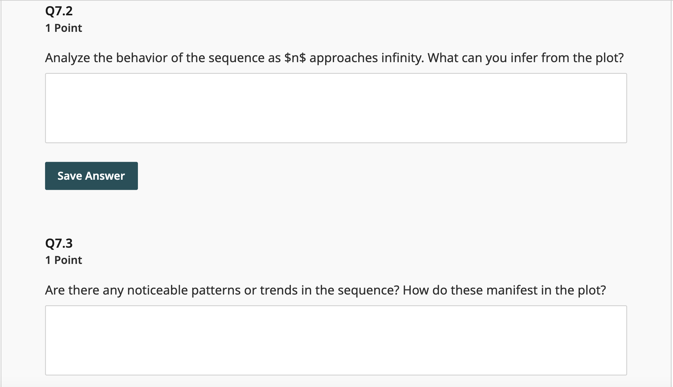 Solved Q7 4 Points Consider the following sequence | Chegg.com