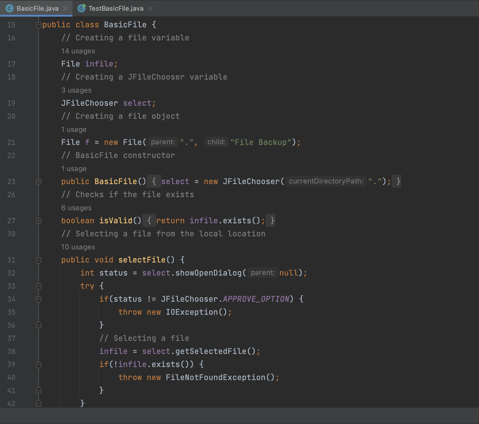 Solved I need help with “making a copy of the file” java | Chegg.com