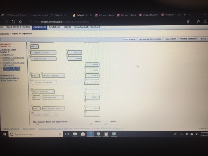 Solved CALCULATOR PRINTER VERSION BACK NEXT Problem 7-12 | Chegg.com