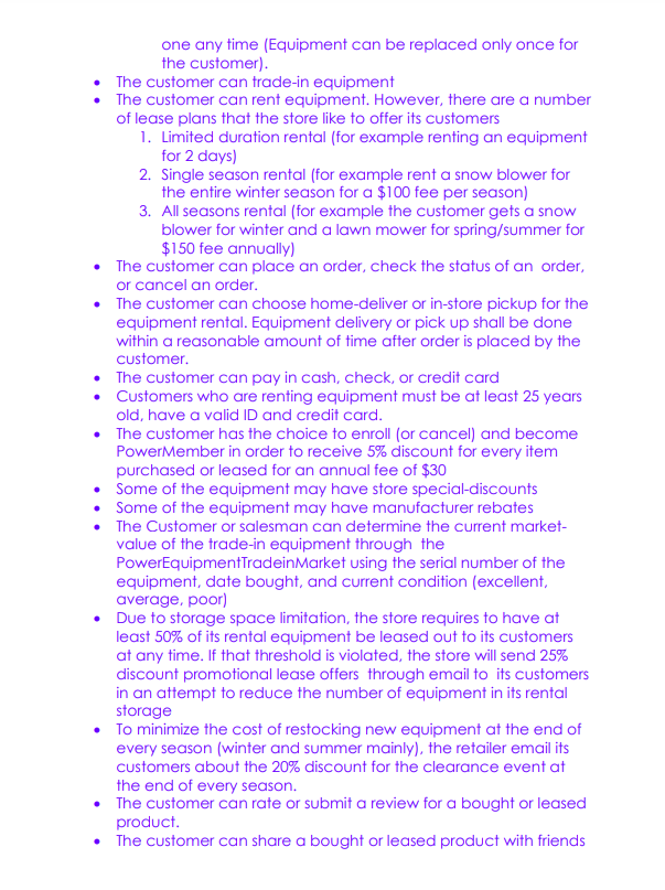 Solved Project Overview Statement: Review the requirements | Chegg.com