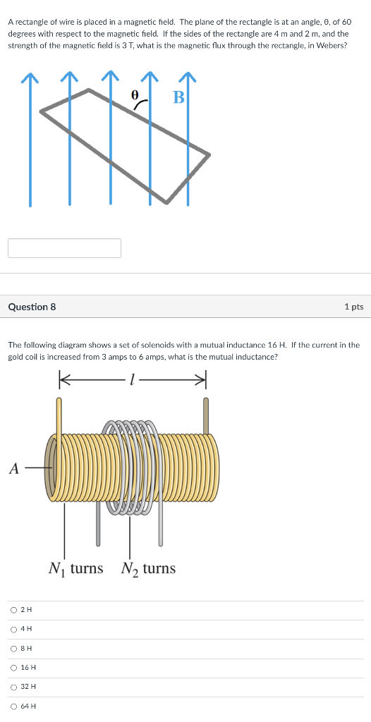 Solved A rectangle of wire is placed in a magnetic field. | Chegg.com