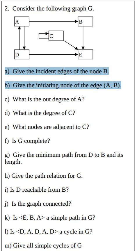 Solved Only need to do g, k, l, m Only need to do g, k, l, | Chegg.com