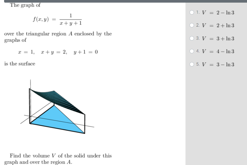 Solved Find the area of the region R defined by 1. Area(R) | Chegg.com