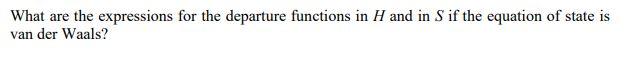 Solved What are the expressions for the departure functions | Chegg.com