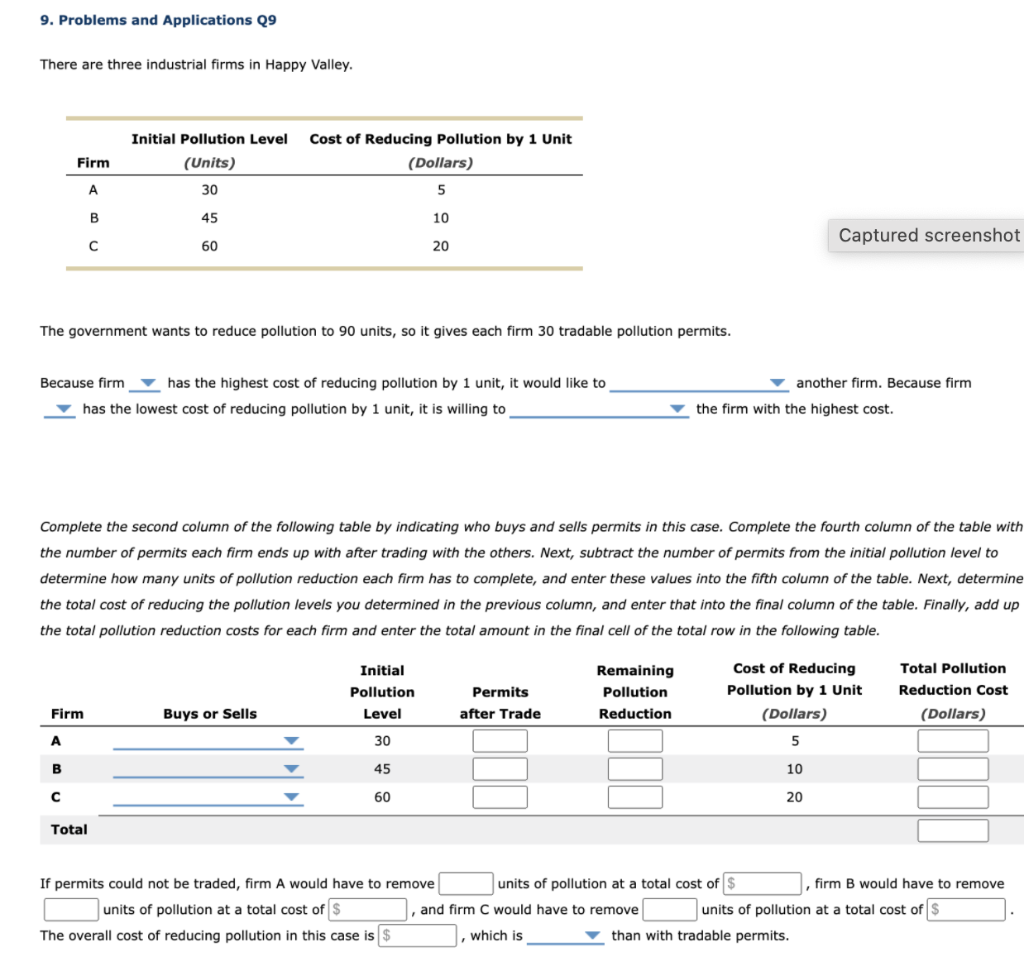 Solved 9. Problems and Applications Q9 There are three | Chegg.com