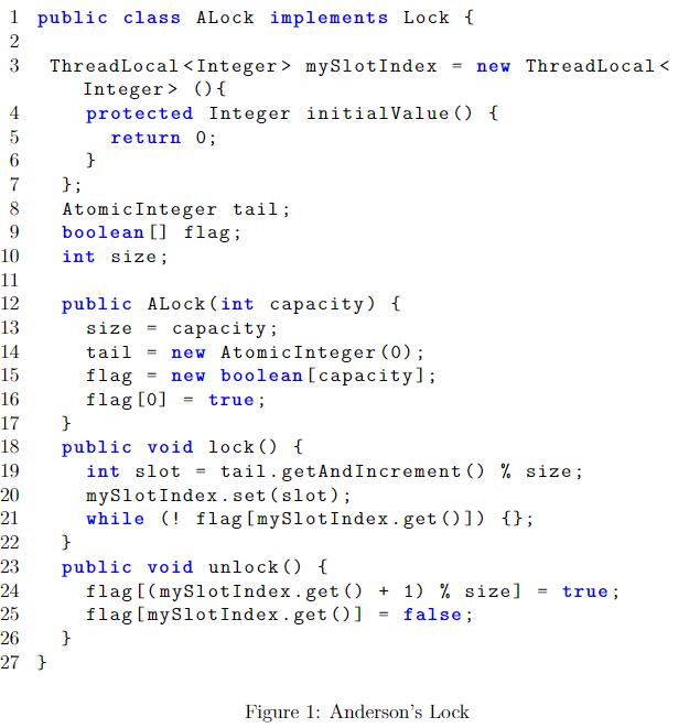 Figure 1: Anderson's Lock[10 points] Figure 1 shows a | Chegg.com