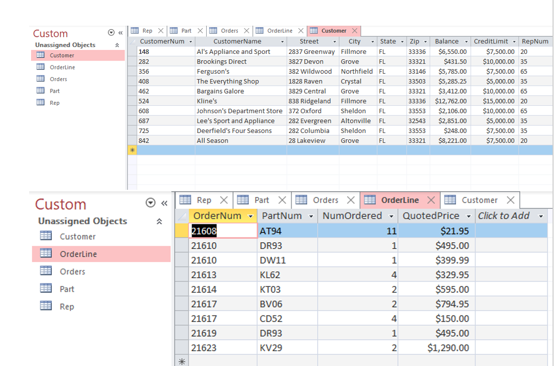 Solved Make the following 3 query tables with the Structure | Chegg.com