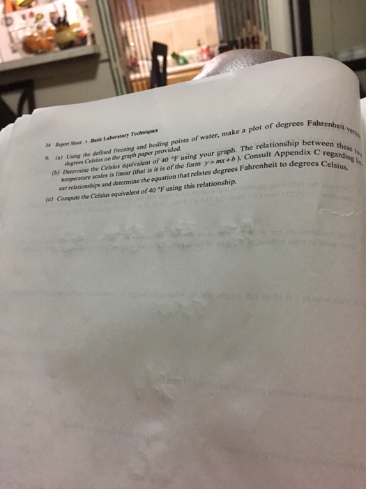 Solved R Shece Basic Laberatory Techmiques (a) Using the | Chegg.com
