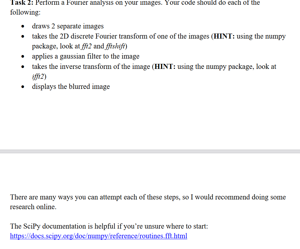 Task 1: Below is a python program that simply draws a | Chegg.com