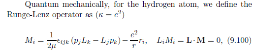 Solved 2. Consider the Runge-Lenz operator defined in | Chegg.com Solved 2. Consider the Runge-Lenz operator defined in | Chegg.com