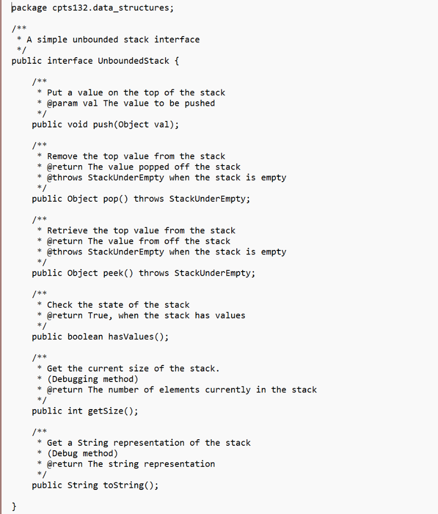 Solved Homework Assignment: Stack/Queue Implementation | Chegg.com