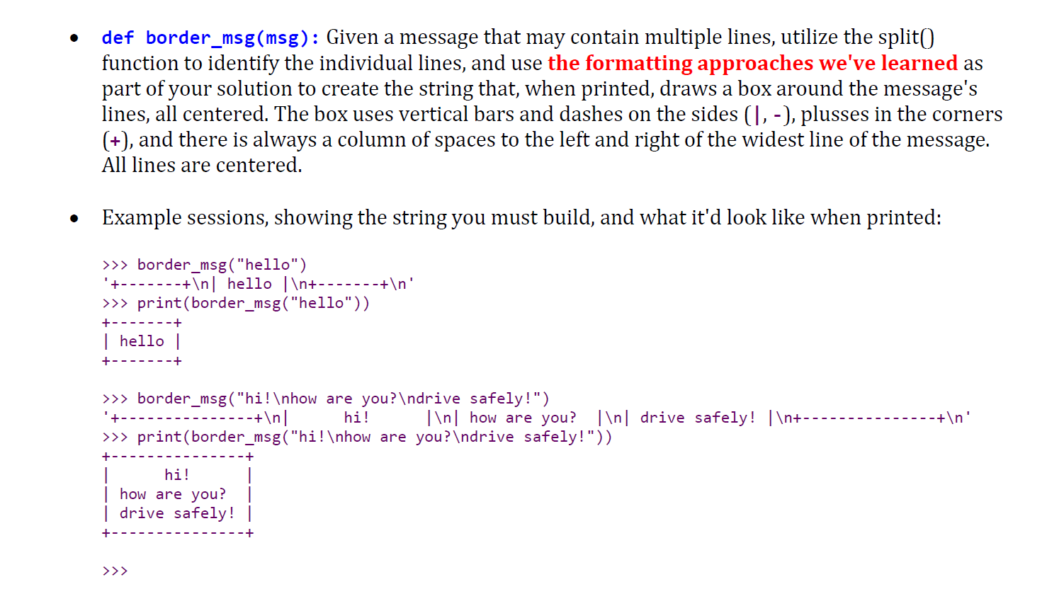Solved Tasks Implement each of the following functions. We | Chegg.com