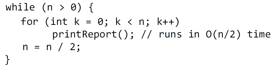 Solved Please Provide Running Time Functions The Order Of 