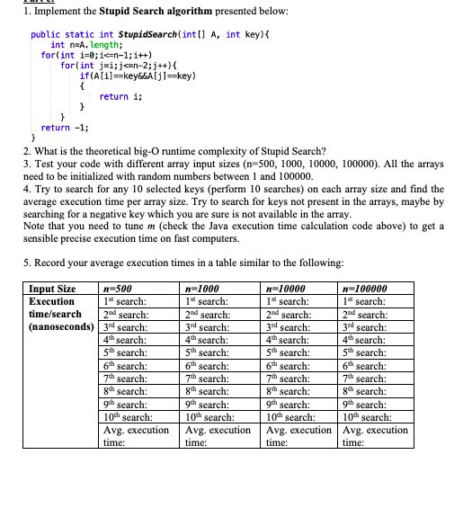 Part a: 1. Implement the Jump Search algorithm. Jump | Chegg.com