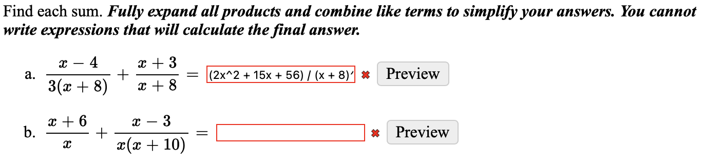 Solved Find each quotient. Fully simplify all answers. a. | Chegg.com