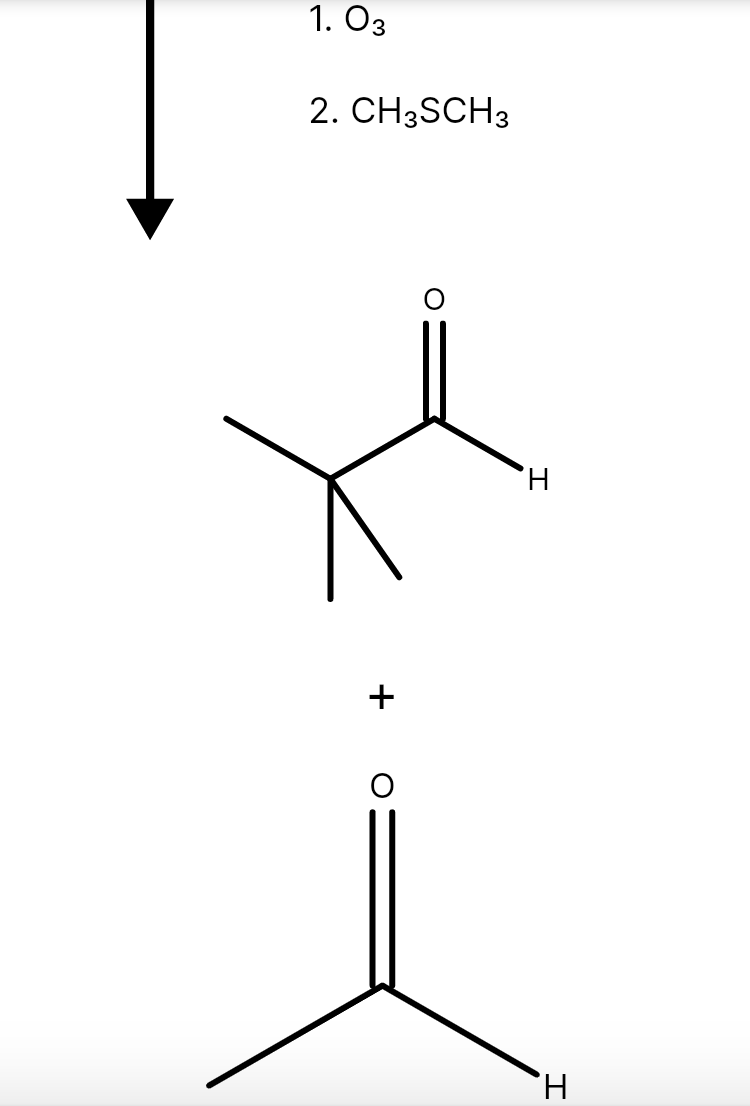 Solved 1. 03 2. CH3SCH3 O I + O Ή | Chegg.com
