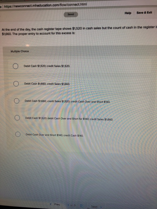 Solved e https:// com/flow/connect.html Help Save & Exit At | Chegg.com